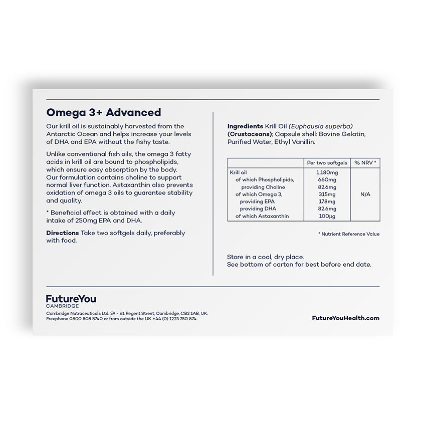 Omega 3+ Advanced – Future You Health Hong Kong